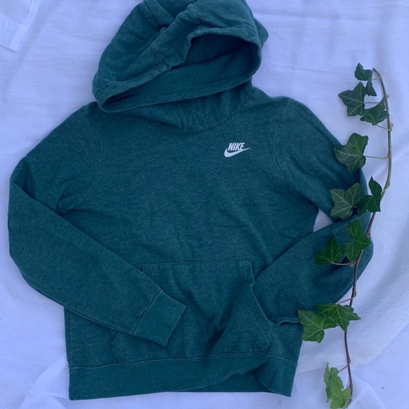 Nike | Tops | Ocean Green Nike Hoodie | Poshmark